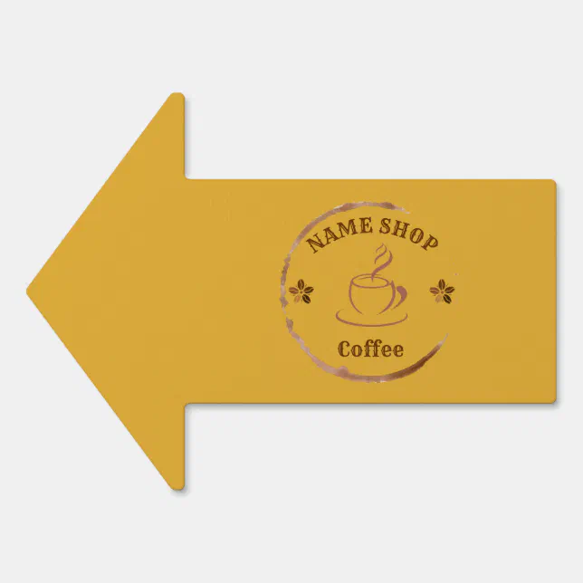 Modern Homemade coffee Tea custom Business name Sign | Zazzle