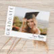 Modern Horizontal Photo Graduation Invitation | Zazzle