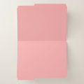 Modern Horizontal Stripe Pastel Blush Pink File Folder | Zazzle