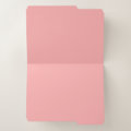Modern Horizontal Stripe Pastel Blush Pink File Folder | Zazzle