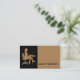 Modern Icon Silhouette court reporter | tan Business Card | Zazzle