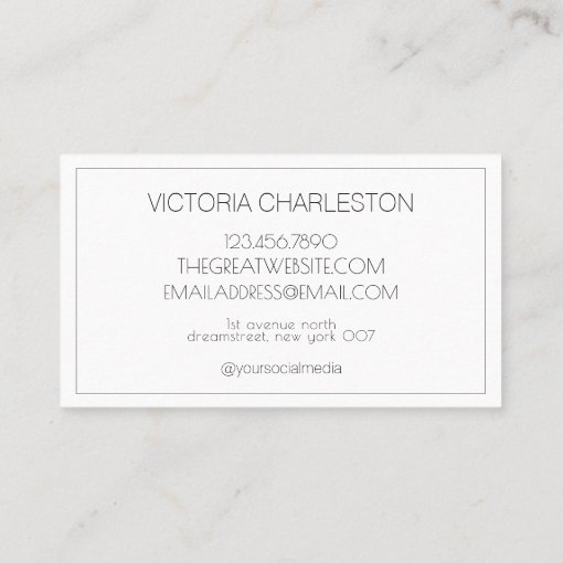 Modern Initials Business Card | Zazzle