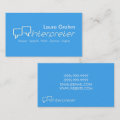 Modern Interpreter Business Card | Zazzle