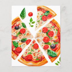 Modern Italian Pizza Party Slice Slice Baby Shower | Zazzle