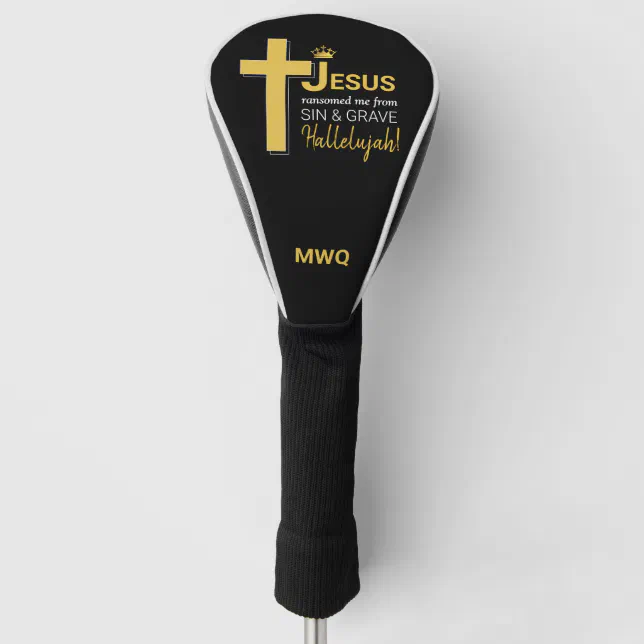 Modern JESUS RANSOMED ME Christian DRIVER Golf Head Cover | Zazzle