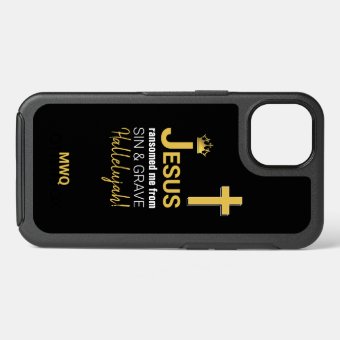 Modern JESUS RANSOMED ME Christian Otterbox iPhone Case | Zazzle