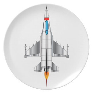 Fighter Jet Plates | Zazzle
