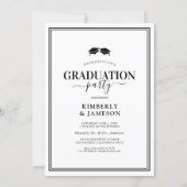 Modern Joint Graduation Party Invitations | Zazzle