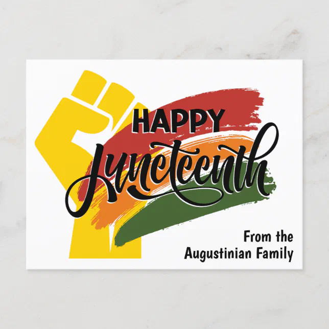 Modern JUNETEENTH Postcard | Zazzle