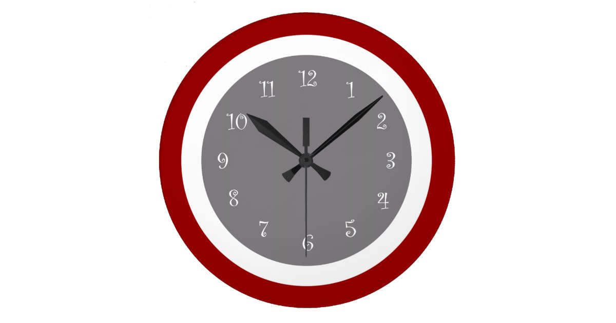 Modern Kitchen Wall Clocks | Zazzle.com