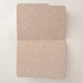Modern Kraft Accent Business Personal File Folder | Zazzle