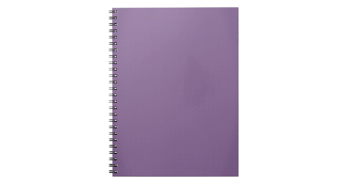 Modern Lavender Purple Customizable Notebook | Zazzle
