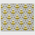 Modern Layered Christmas Trees & Gold Stars Wrapping Paper | Zazzle