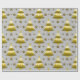 Modern Layered Christmas Trees & Gold Stars Wrapping Paper | Zazzle