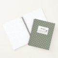 Modern Leaf Pattern Gardening | Custom Notebook | Zazzle