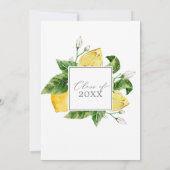 Modern Lemon Garden Grad Party Invitation | Zazzle