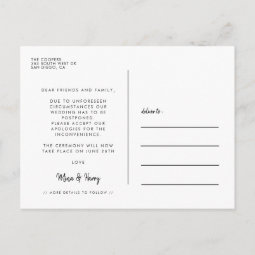 Modern Let's try this again photo Postcard | Zazzle