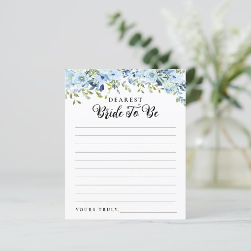 Modern Letter to the Bride To Be Bridal Shower | Zazzle