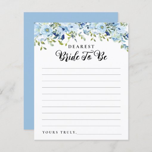 Modern Letter to the Bride To Be Bridal Shower | Zazzle