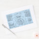 Modern Light Blue 4 OZ Bottle Wrap Around Label | Zazzle