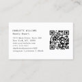 Modern, Light Brown, QR Code Business Card | Zazzle