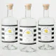 Modern Limoncello Black Stripe Beverage Label | Zazzle