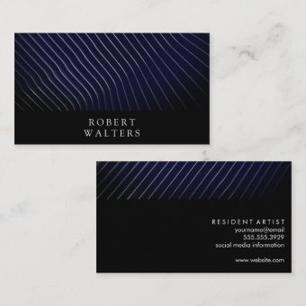 Modern Line Artwork Business Card | Zazzle