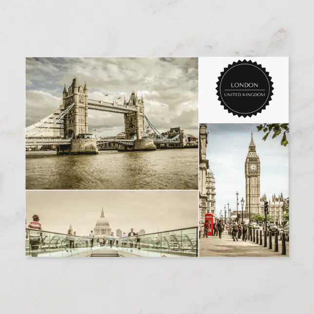 Modern London Postcard | Zazzle