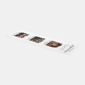 Modern Love Story Timeline Photo Wedding Outdoor Rug | Zazzle