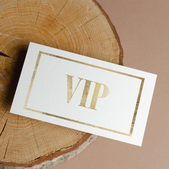 Modern luxury white gold VIP card club member | Zazzle