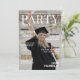 Modern Magazine Photo Graduation Party Invitation | Zazzle
