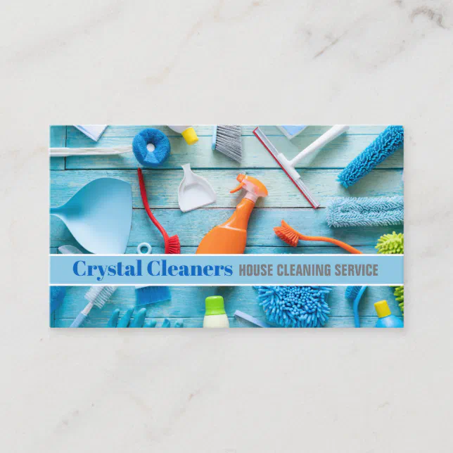 Modern Maid Services Housekeeper Housekeeping Business Card | Zazzle
