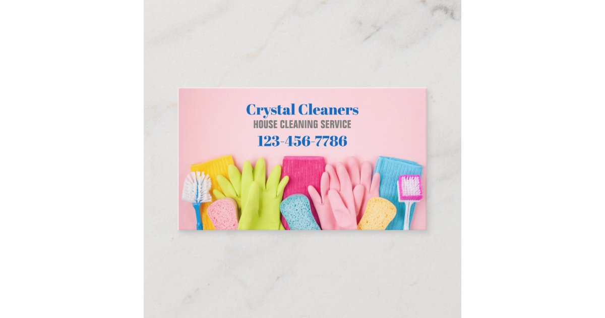 Modern Maid Services Housekeeping Housekeeper Business Card | Zazzle