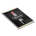 Modern Makeup Artist Stylist Beauty Salon Lipstick Notebook | Zazzle