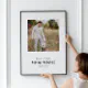 Modern making memories photo gift poster | Zazzle