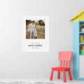 Modern making memories photo gift poster | Zazzle