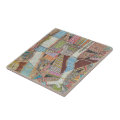 Modern Map of New York II Tile | Zazzle