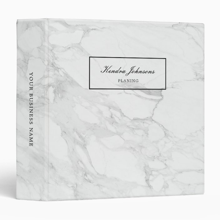 Modern marble 3 ring binder | Zazzle.com