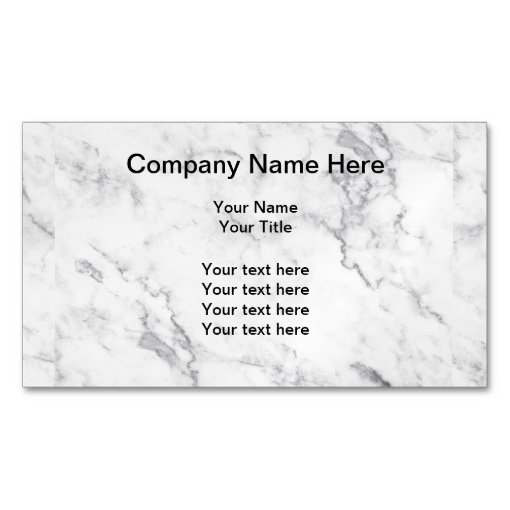 Modern Marble Background Business Card Magnet | Zazzle