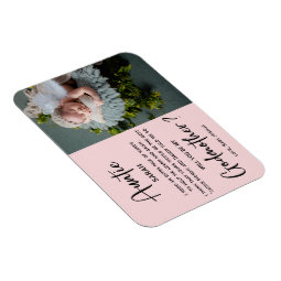 Modern Marble Godmother Photo Proposal Magnet | Zazzle