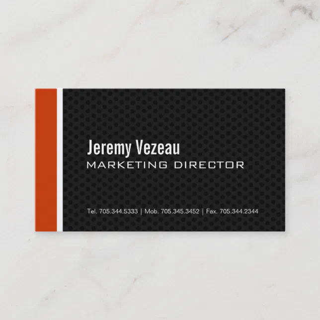 Modern Marketing Director Business Cards | Zazzle