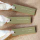 Modern Matcha Green Wedding Name Place Cards | Zazzle