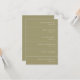 Modern Matcha Green Wedding Name Place Cards | Zazzle