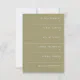 Modern Matcha Wedding Name Place Cards | Zazzle