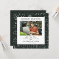 Modern Mathematics Background Elements Graduation Invitation | Zazzle
