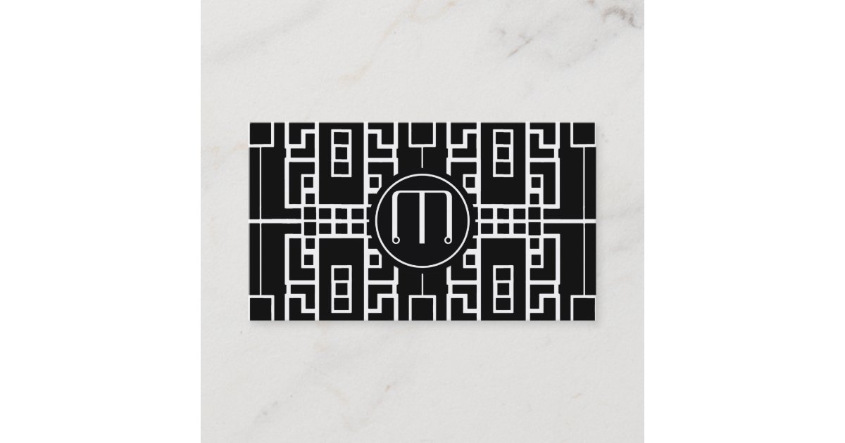 Modern Maze Business Card | Zazzle