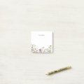 Modern Meadow Wildflowers delicate design Post-it Notes | Zazzle