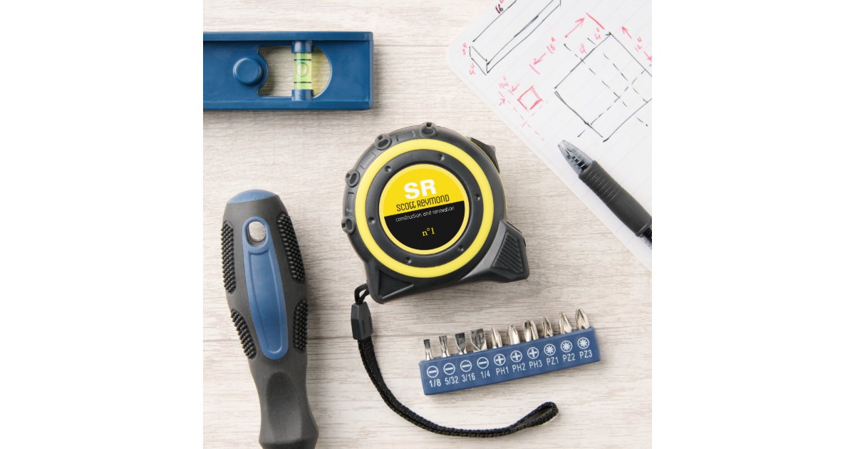 Modern Measuring Tape Professional Tape Measure | Zazzle