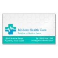 Modern Medical Health Care - White Green Blue Business Card Magnet | Zazzle