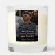 Modern Memorial | Funeral Photo Light a Candle | Zazzle